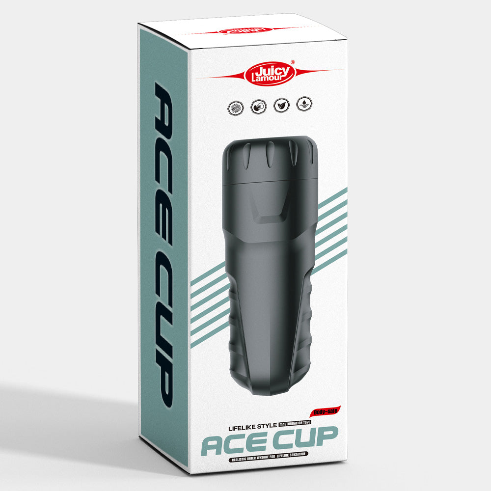 Ace Cup Squeezable Realistic Vaginal Masturbator Male Sex Toy Sexyland