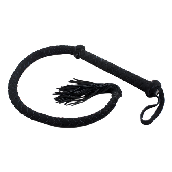 Sexyland Braided Suede Leather Bull Whip | Buy BDSM Gear Online