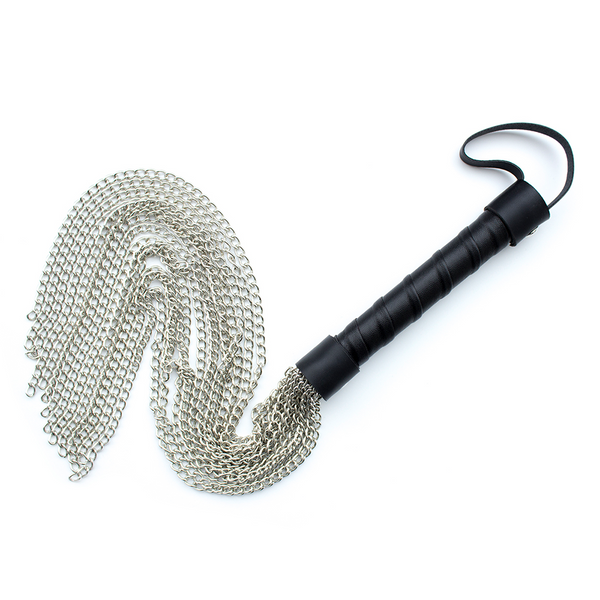 Yiwu Metal Chain & Faux Leather Flogger | Buy BDSM Toys Online | Sexyland