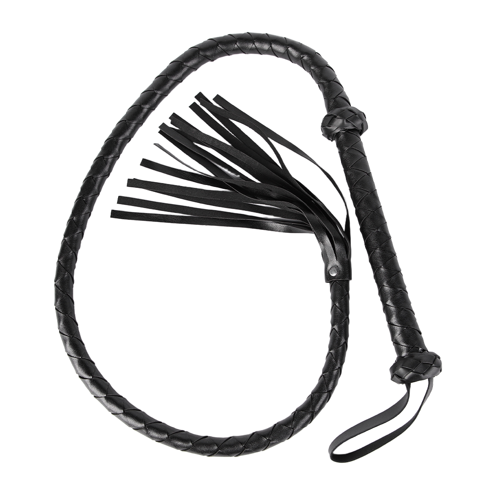 Sexyland Braided Faux Leather Bull Whip | Shop BDSM Gear Online