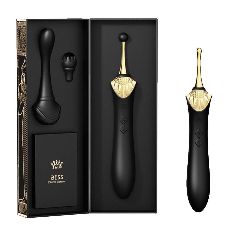 ZALO Bess Vibrating Clitoral Stimulator With 3 Attachments | Sexyland