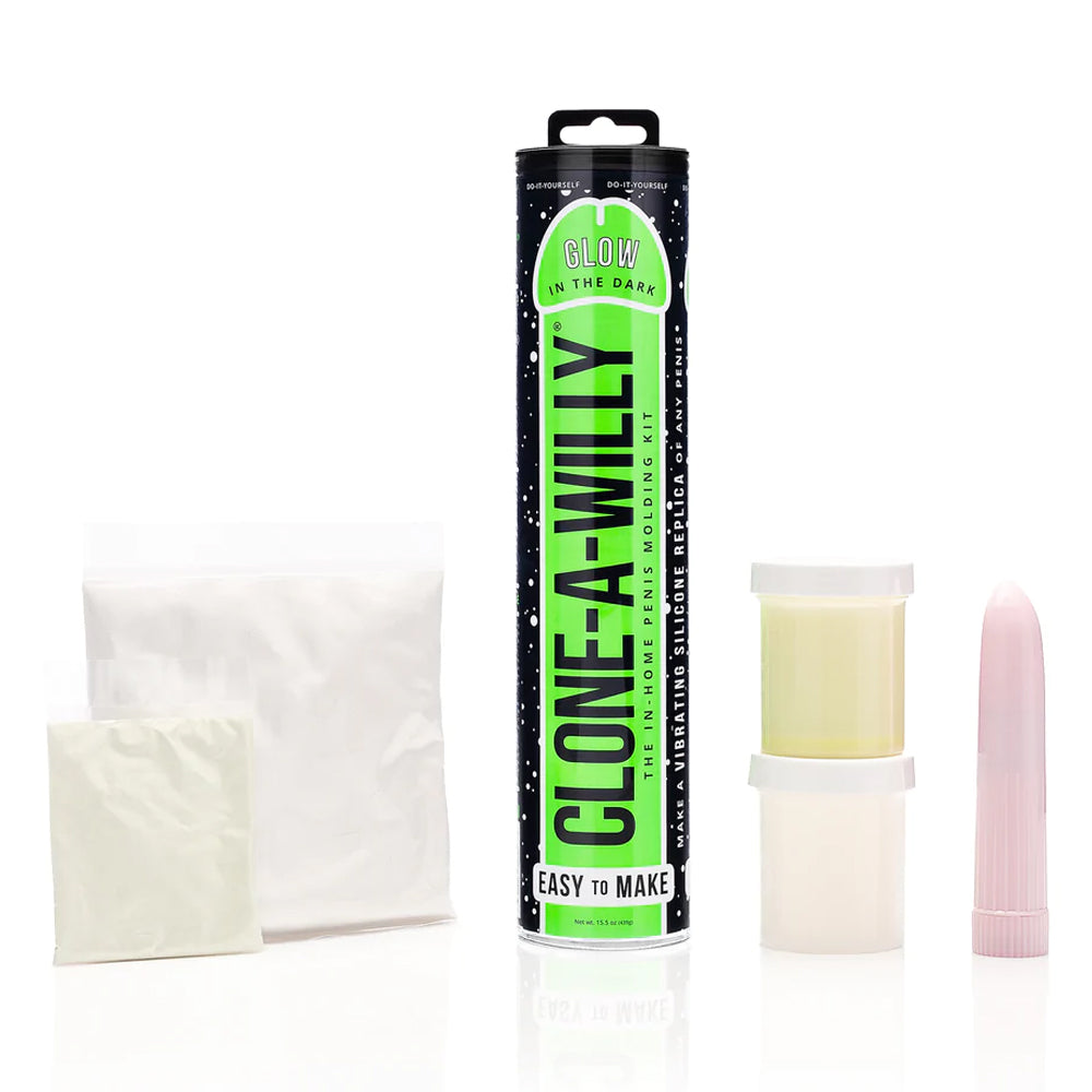 Clone-A-Willy Glow-In-The-Dark DIY Penis Vibrator Molding Kit | Sexyland