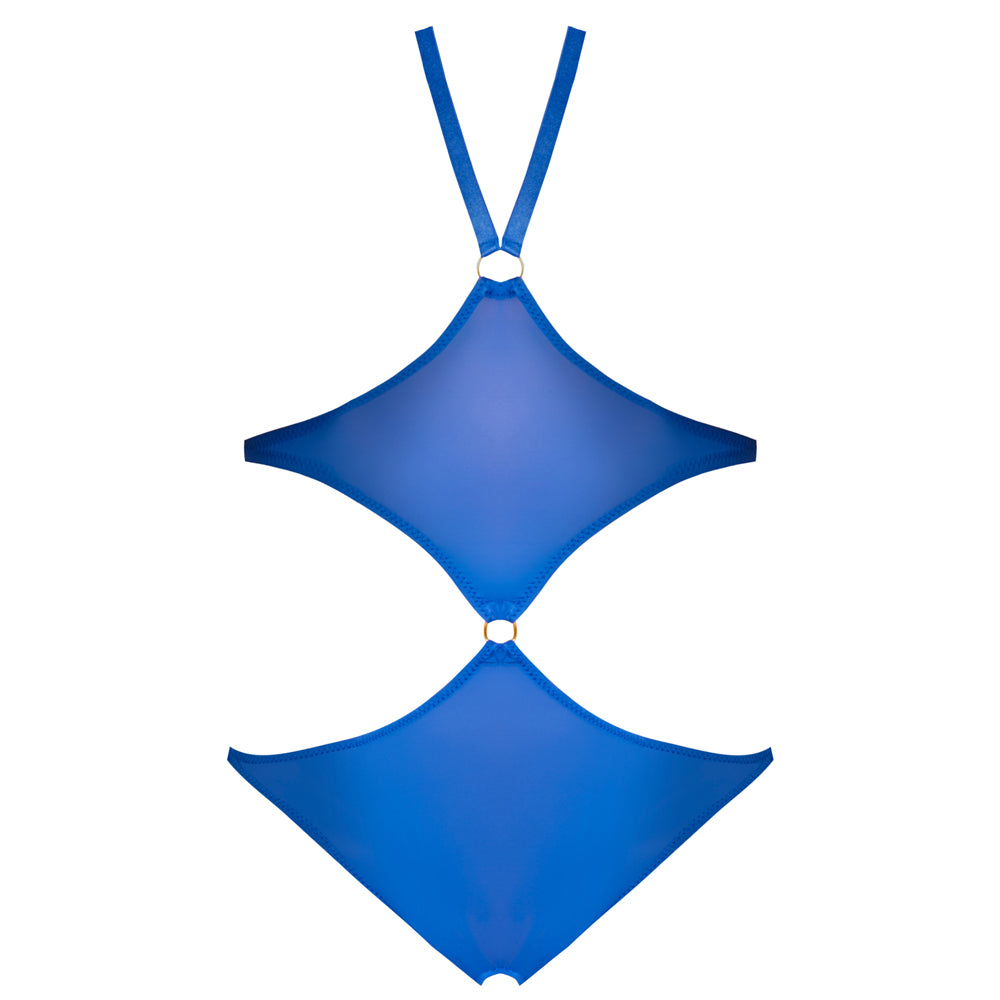Exposed Sassy Cupless Crotchless Cutout Teddy W Open Rear Sexyland