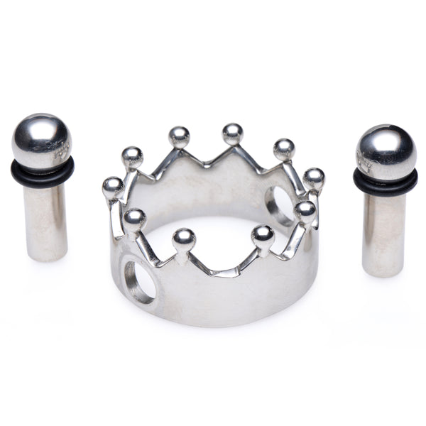 Master Series Crowned Magnetic Crown Nipple Clamps BDSM Toys | Sexyland