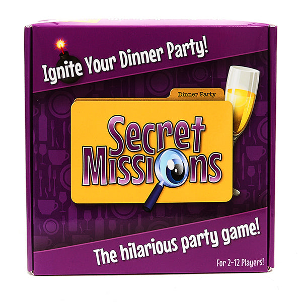 Secret Missions Dinner Party Game | Fun Adult Entertainment | Sexyland